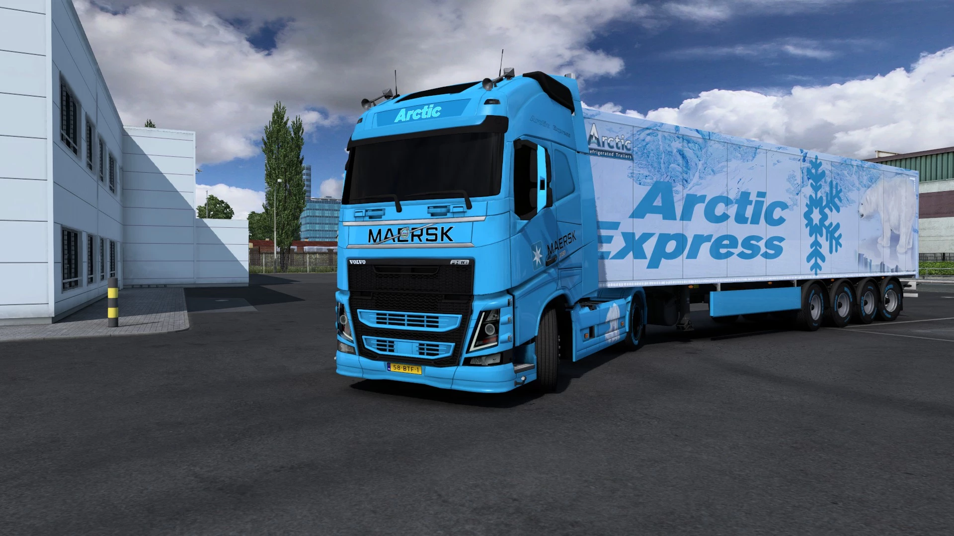 Combo skin Arctic Express 1.0 - ETS 2