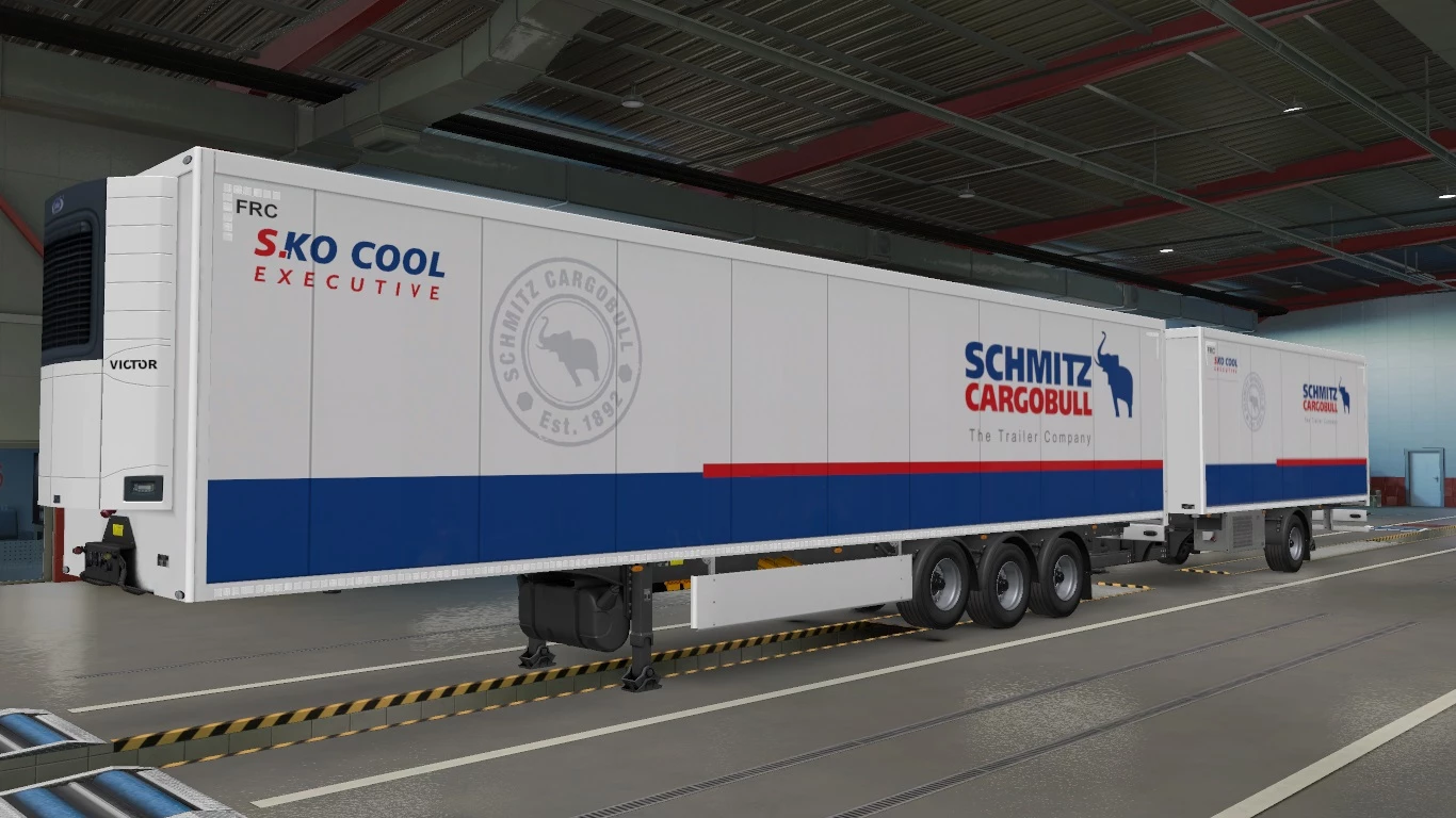 Trailer Skins Bundle for SCS Box trailers 1.38 - ETS 2