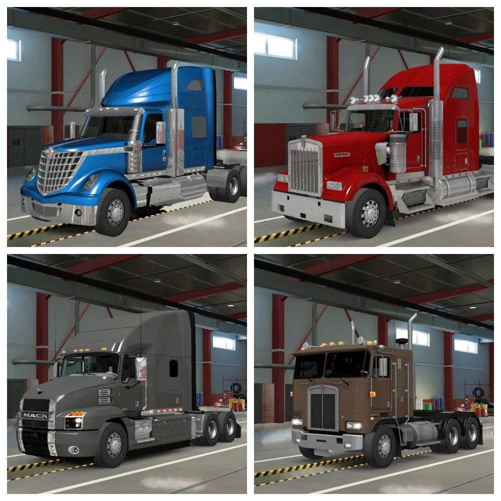 American TRUCKS FOR ETS2 factory v 1.0 - ETS 2