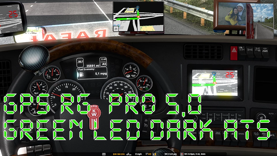 GPS RG PRO 5,0 GREEN DARK ATS 5,0 - ATS