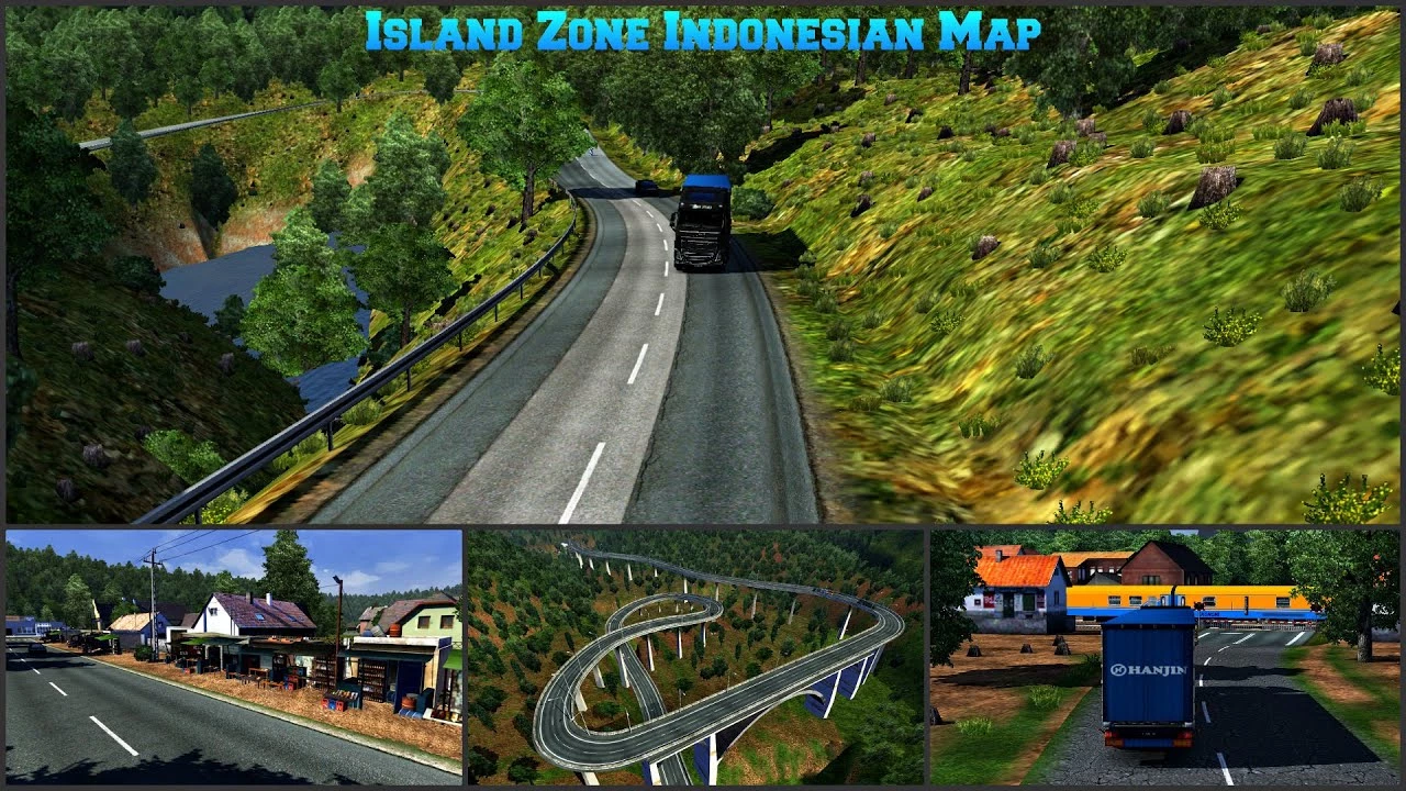 Island Zone Indonesian Map For ETS2 1.30 to 1.38 2.0 - ETS 2