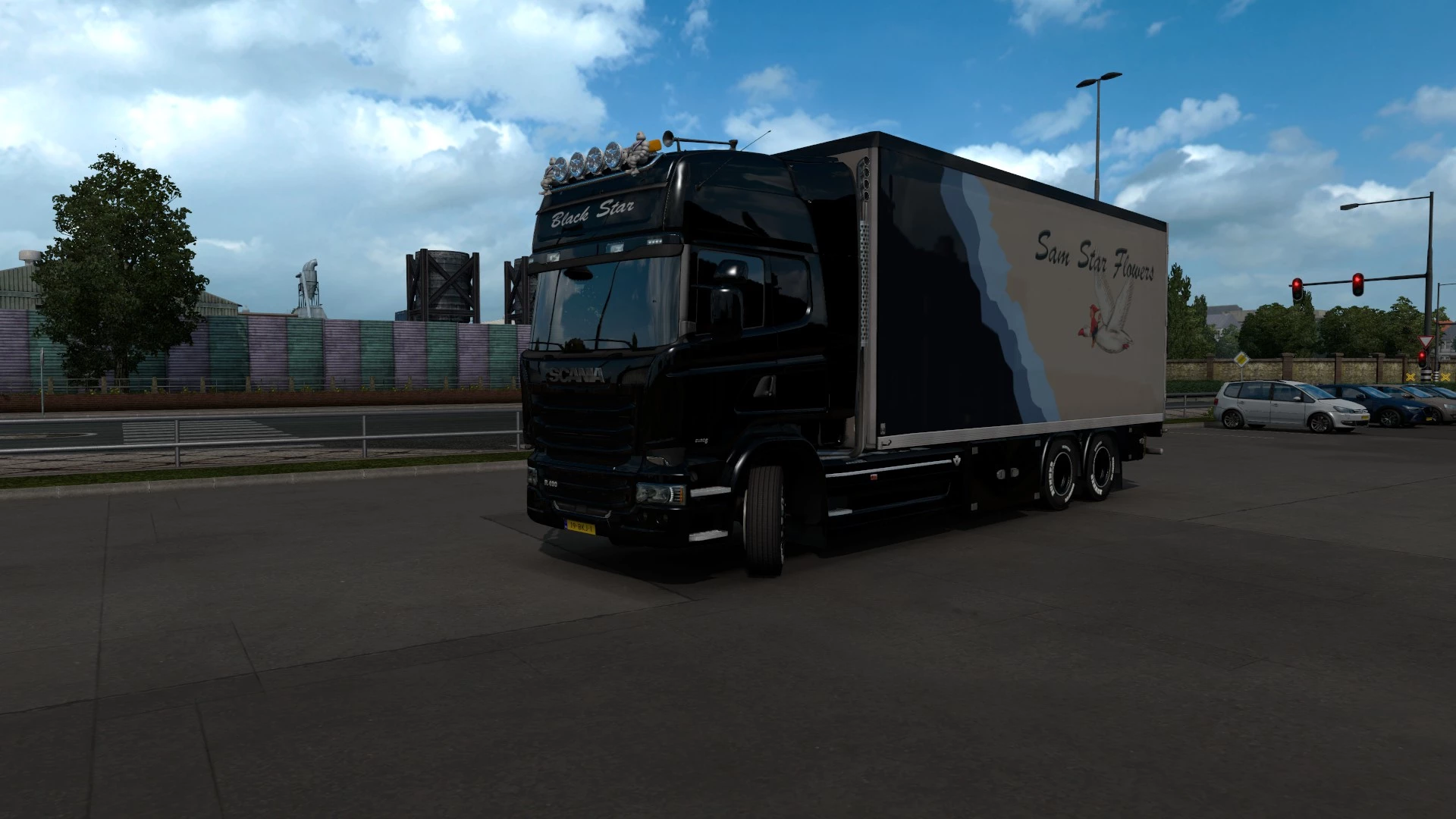 BDF Tandem Sam Star Flowers 1.0 - ETS 2