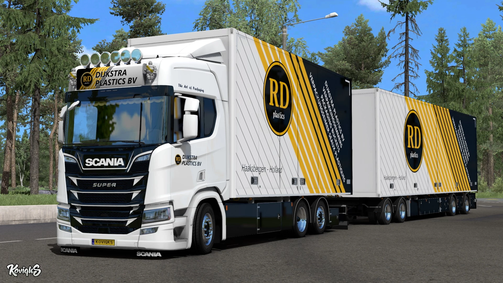 Scania R & S Dijkstra Plastics Skin Pack 1.0 - ETS 2