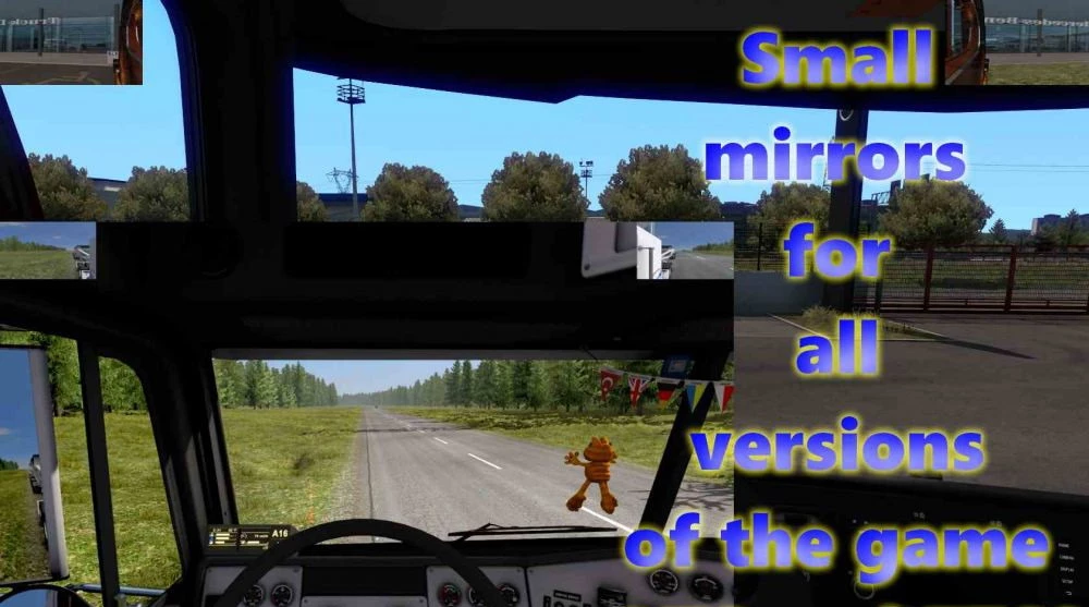 Small mirrors for all version ETS2 and ATS 1 - ETS 2