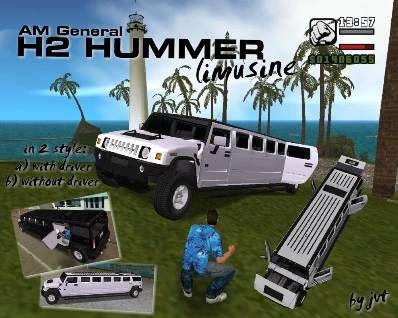 Hummer H2 Limousine - GTA: Vice City
