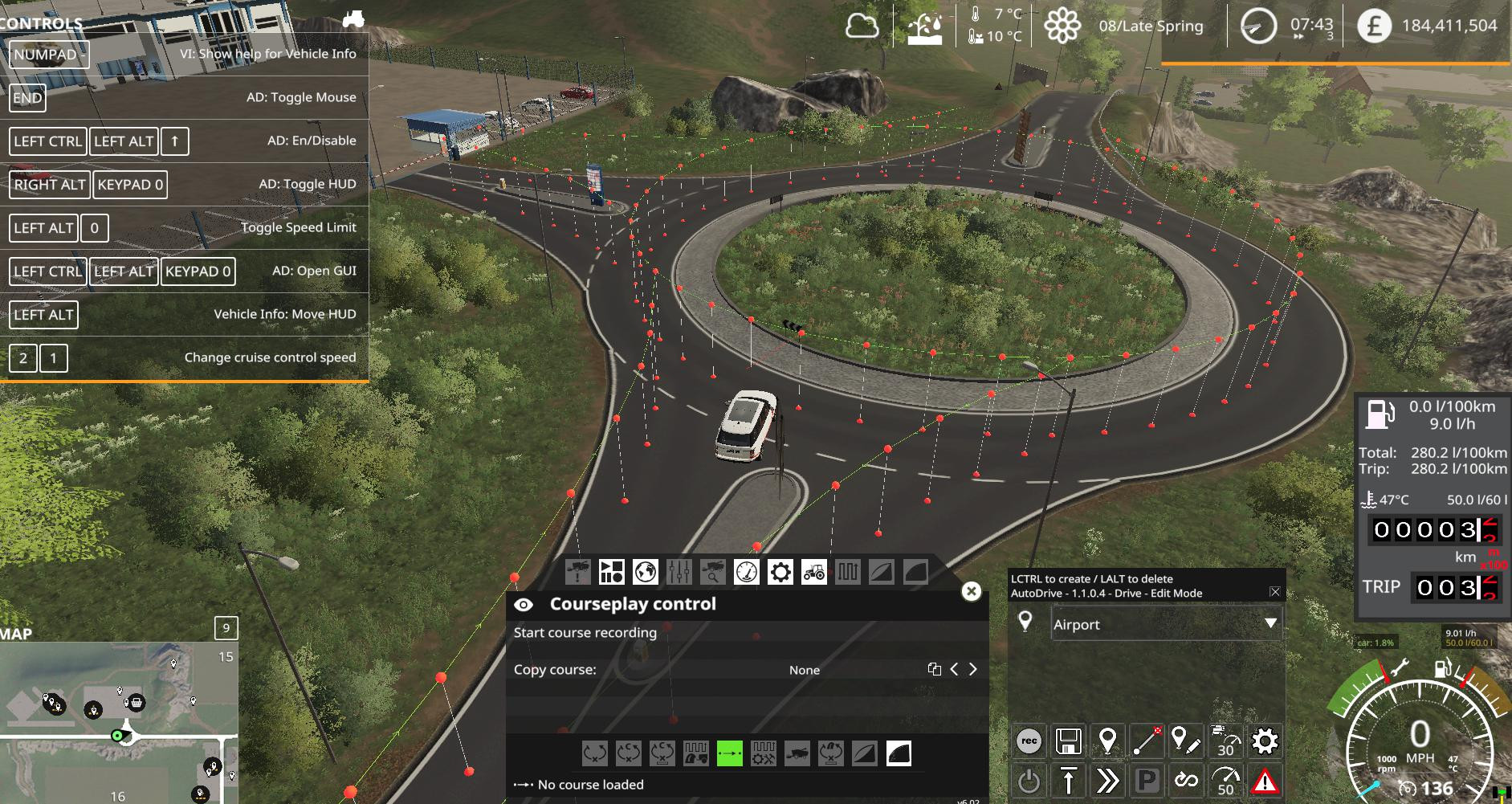 Sussex Farm AutoDrive network v 1.0 - FS 19