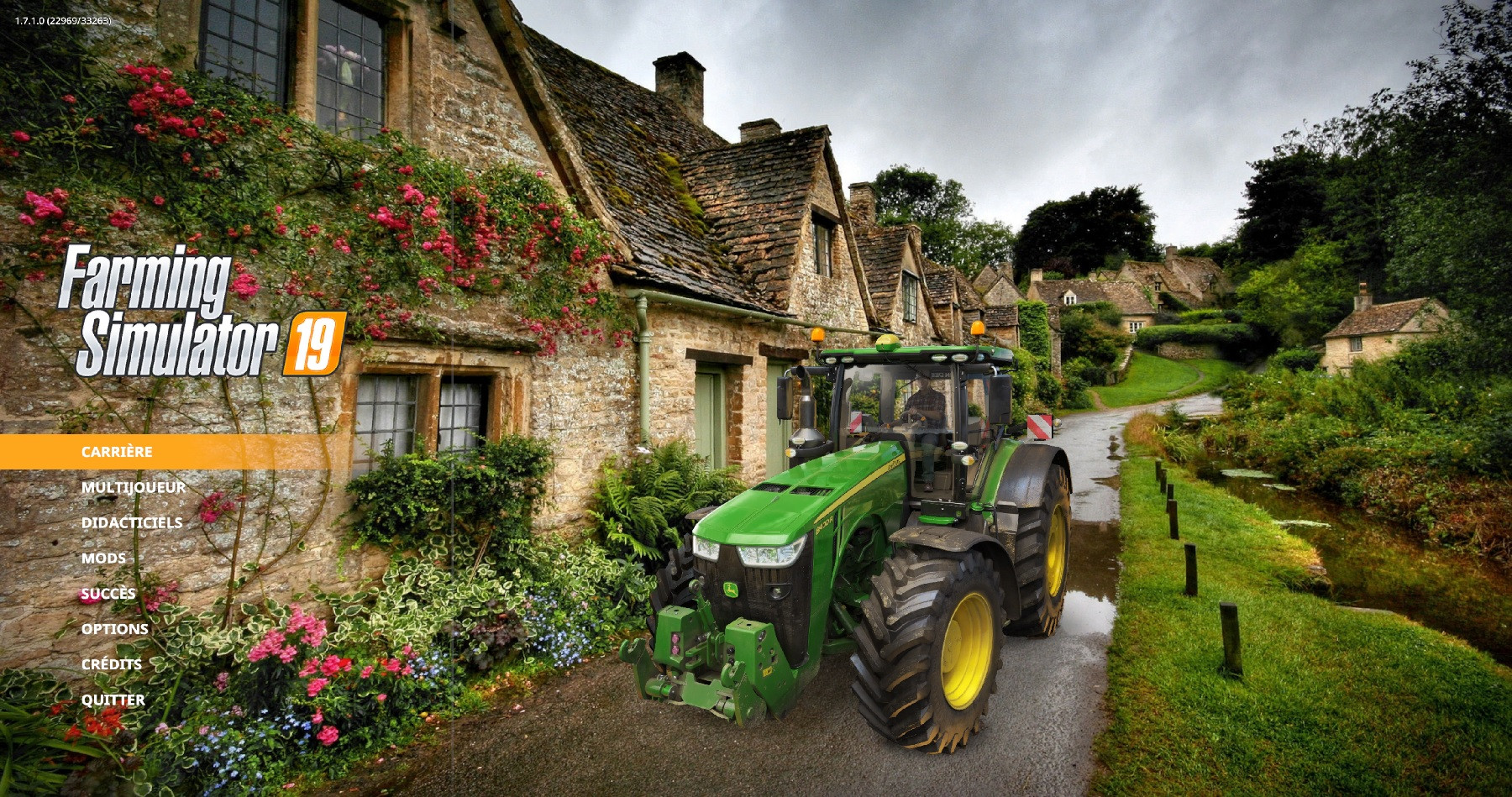 Menu fond écran FS19 - FS 19