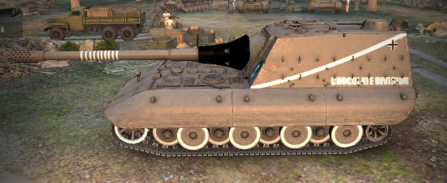 Jg. Pz. E100 Skin "Chocolate Division back" 1.0 - WoT