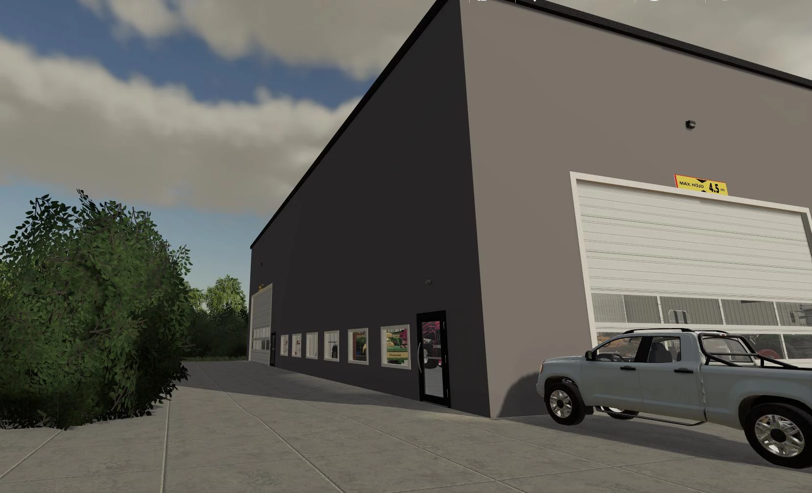 Large Mechanic Shop edit Lantmanenfs v 1.3 - FS 19