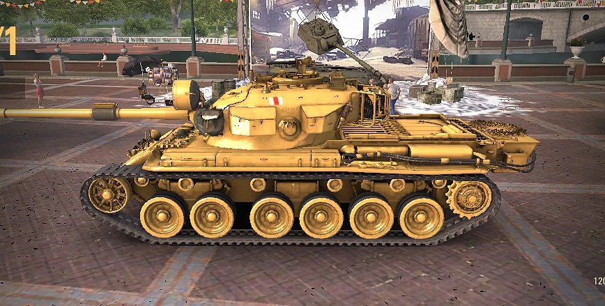 Centurion 5\1 RAAC RESKIN "Gold" [SD CLIENT] 0.1a - WoT