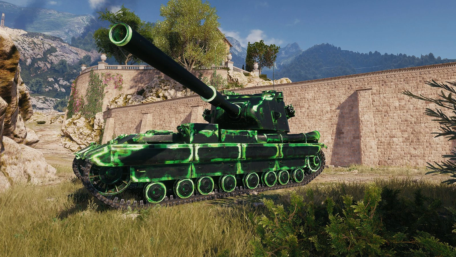 FV 215b 183 Skin (black/green) 1.0.2 - WoT