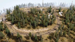 The sandy spit of the river Map 1 - MudRunner