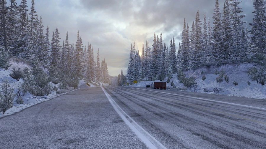 Frosty Winter Weather Mod v3.0 - ATS