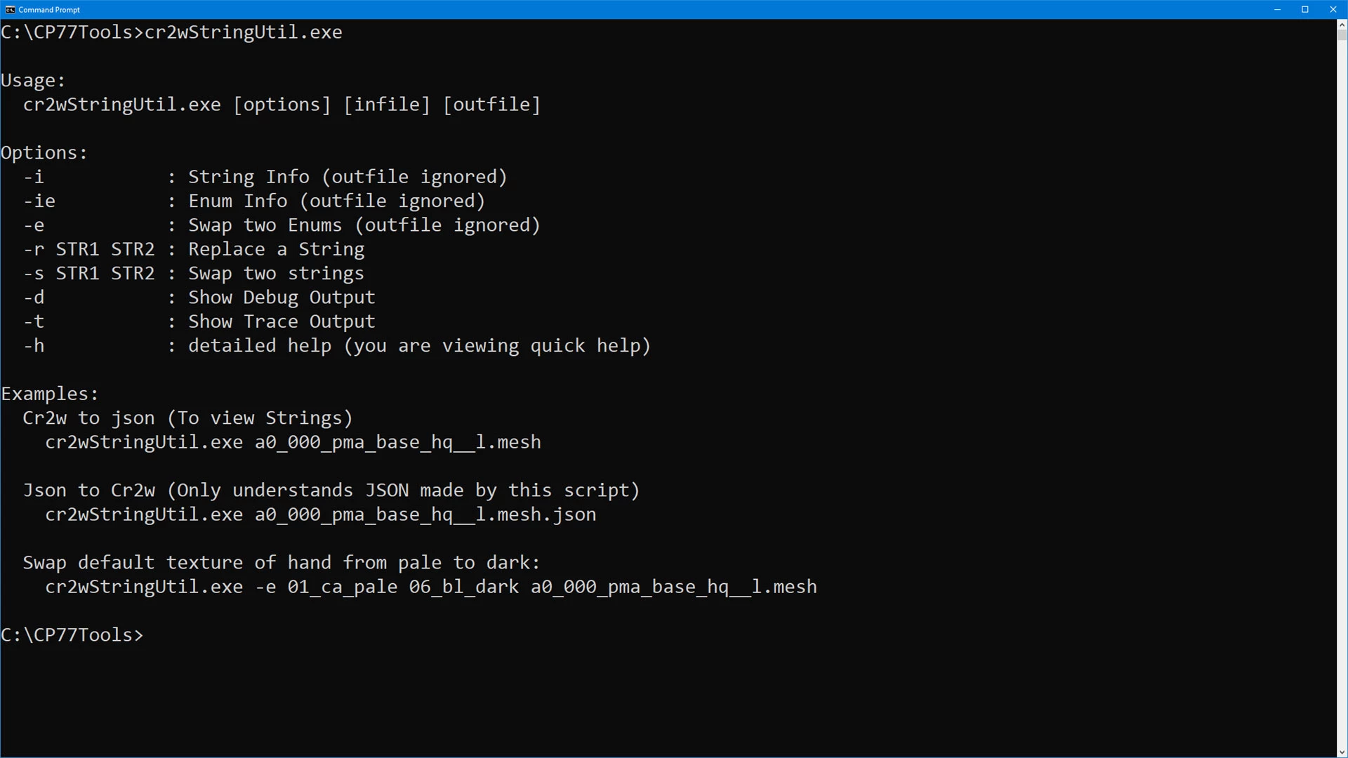 cr2wStringUtil 1 - Cyberpunk 2077