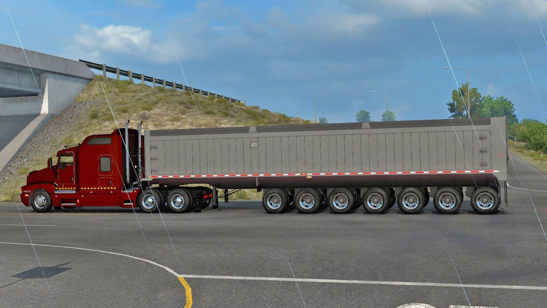 The East 7-Axle End Dump v1.0 - ATS