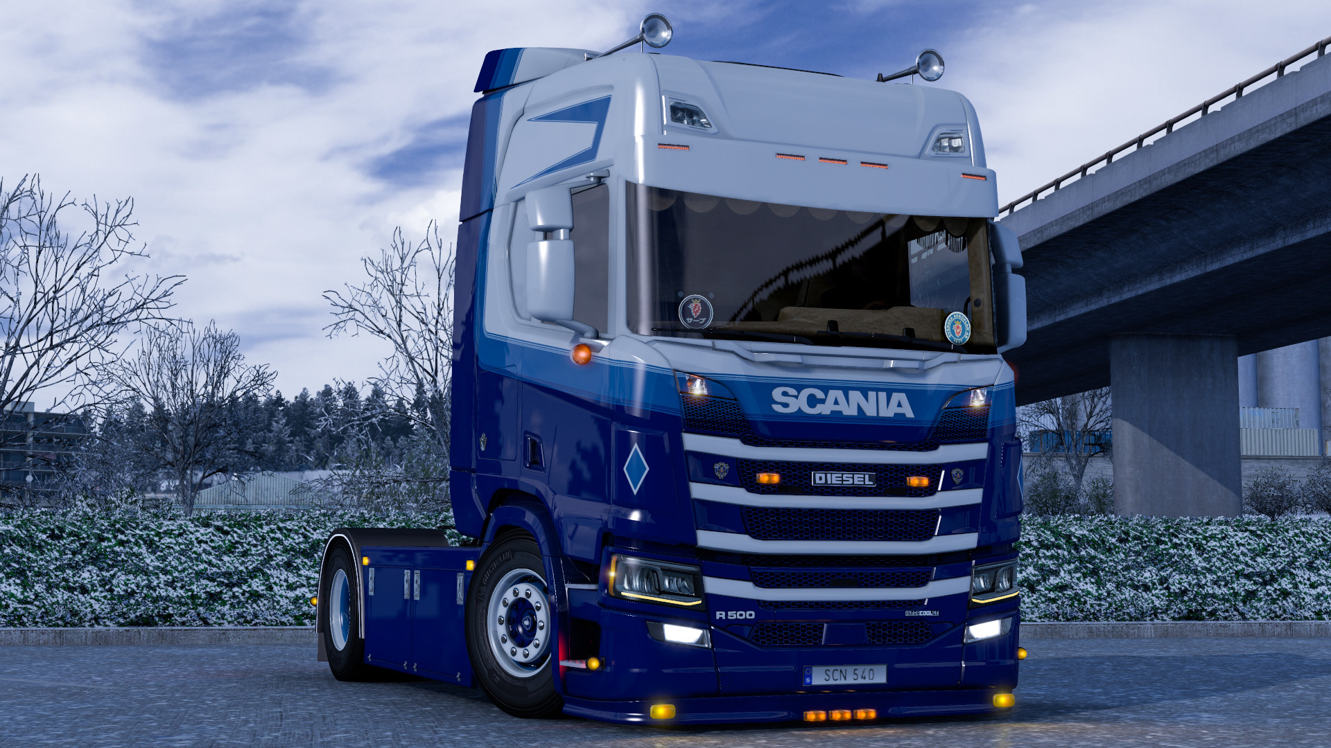 WF Truckstyling Rudd Borst skin for Scania NG R 1.39 - ETS 2