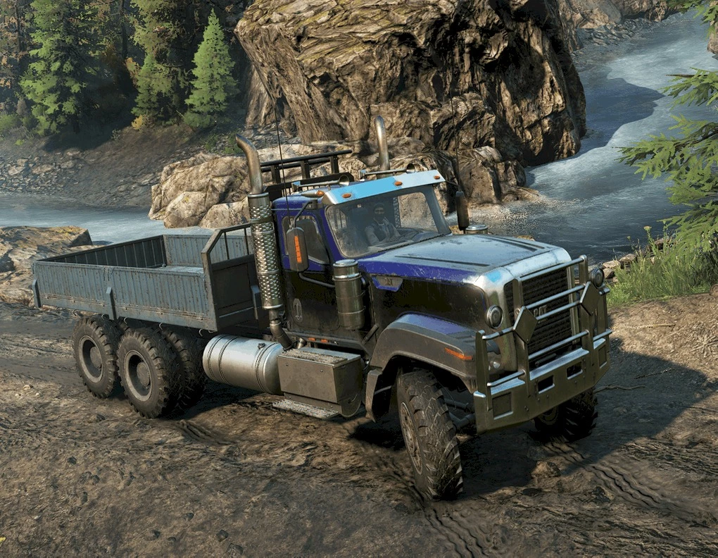 CAT CT680 Black Labs Custom 1.0 - SnowRunner