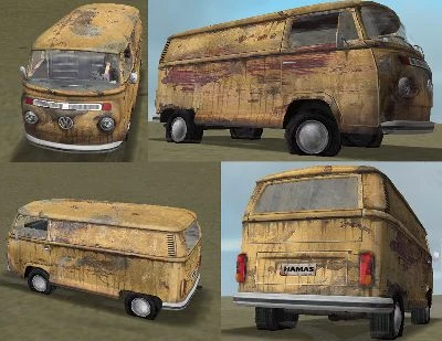 Volkswagen T2 "Super Rust" - GTA: Vice City