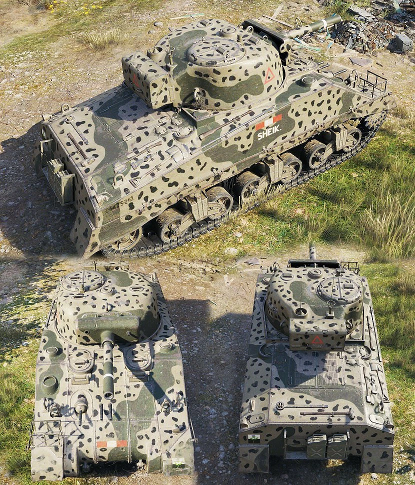Sherman III Skin “Sheik” 1.0 - WoT