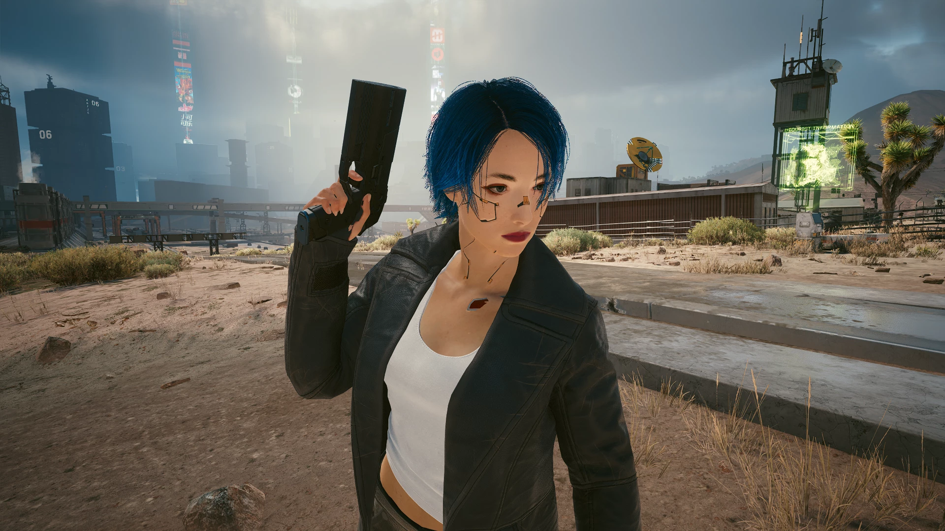 River's jecket for female V (no fur) 1 - Cyberpunk 2077