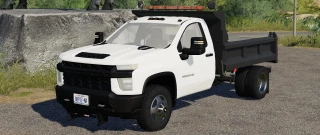 2020 Chevy 3500HD Single Cab Dump Truck v 1.0 - FS 19
