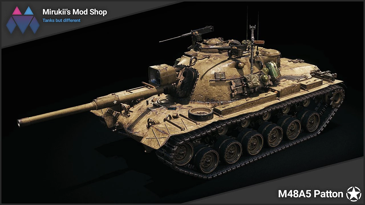 Mirukii's M48A5 Patton Remodel 1.10.0.0-0 - WoT