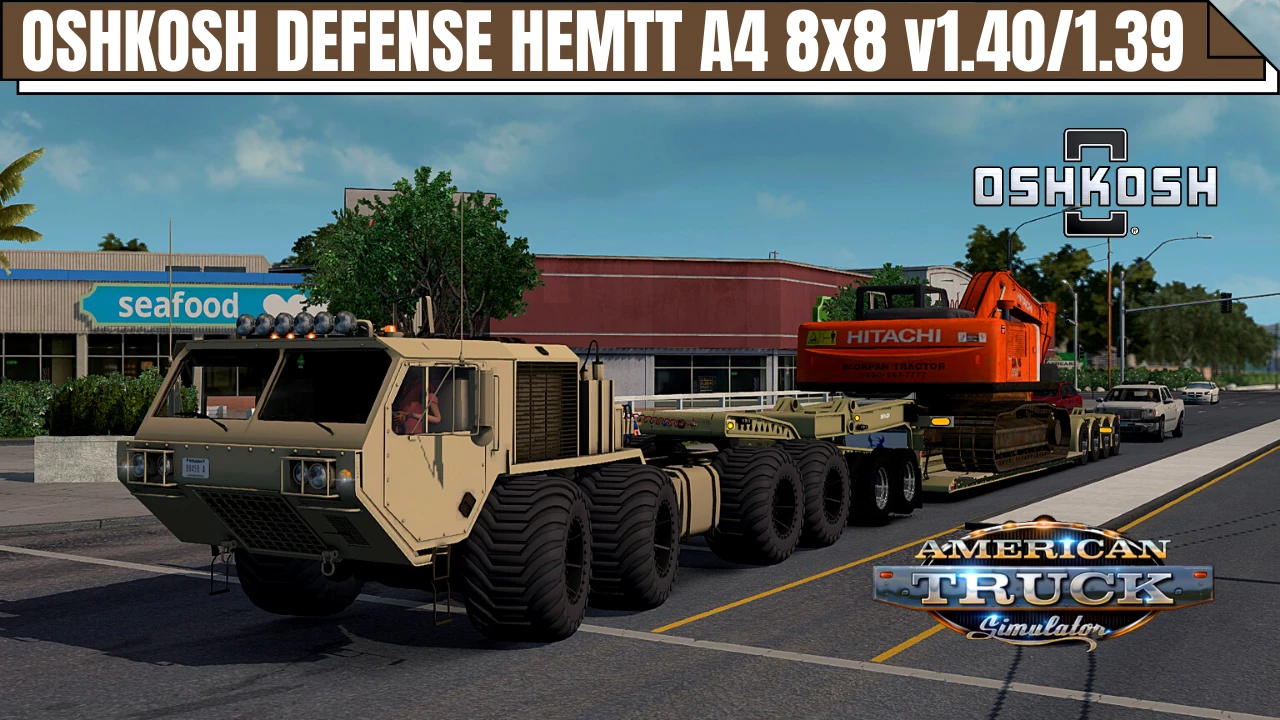 OSHKOSH DEFENSE HEMTT A4 Updated to v1.40 1.4 - ATS