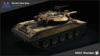 Mirukii's M551 Sheridan Remodel 1.10.0.0-0 - WoT
