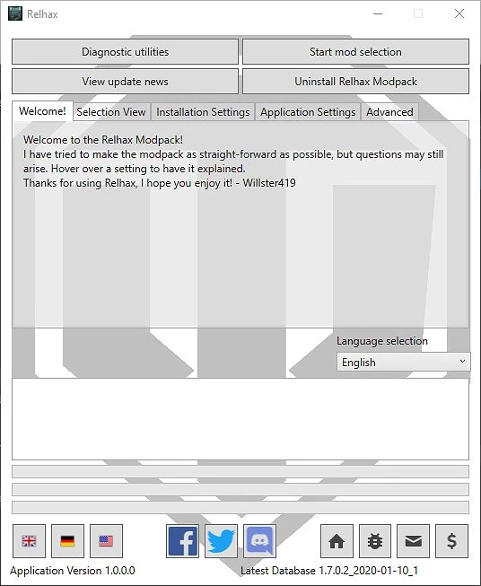 Relhax Modpack (OMC 2.0) 1.1.1.0 - WoT