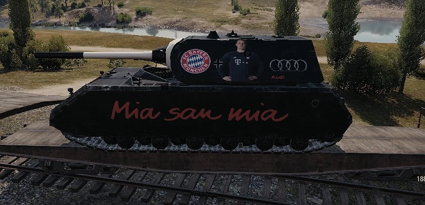 Maus Skin "Bayern München" 1.0.0.3++ - WoT
