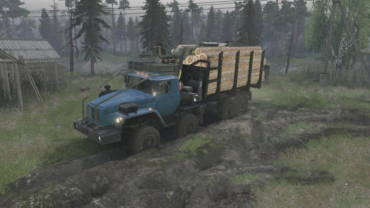 Ural 432010 8×8 Truck 1 - Spintires