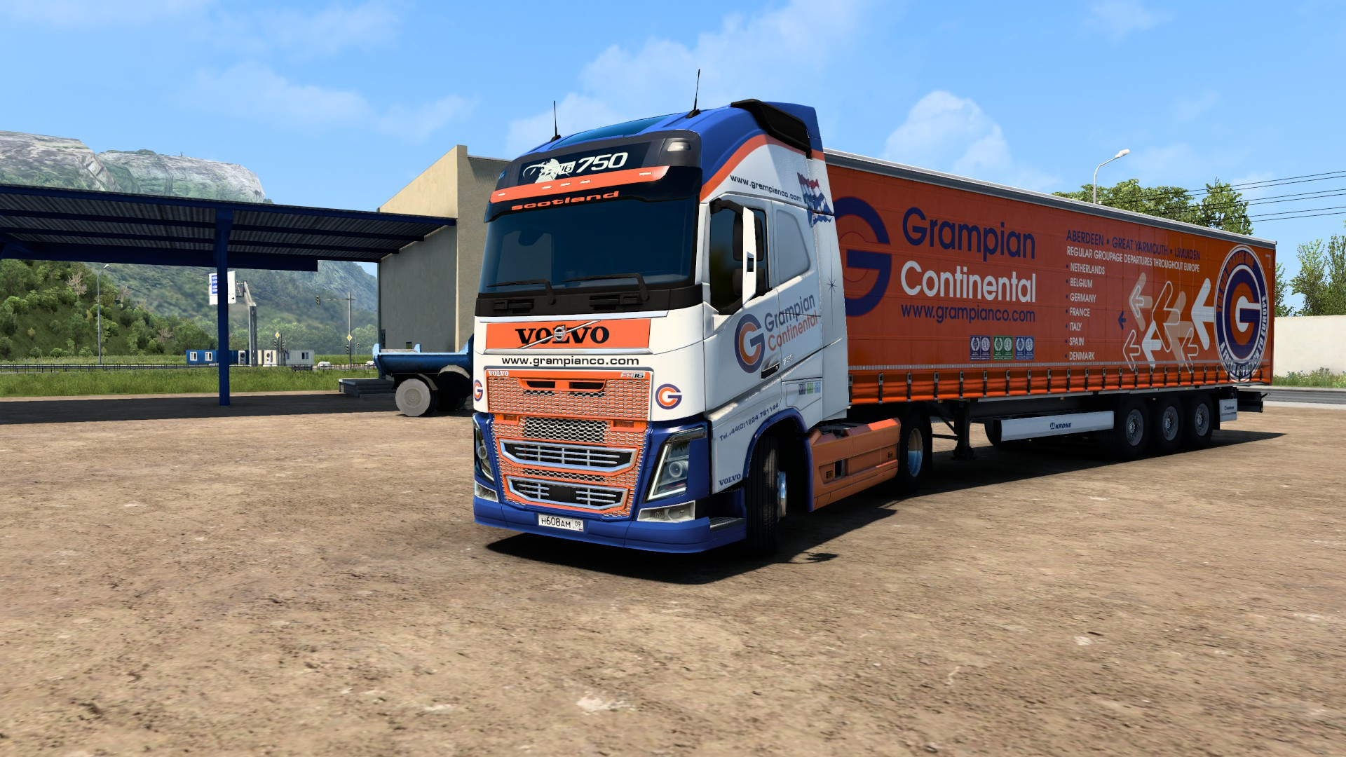 Combo skin Grampian Continental 1.0 - ETS 2