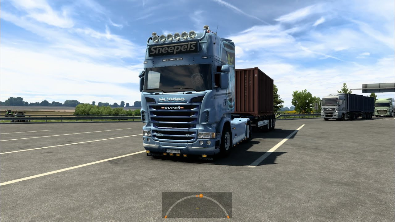 Scania V8 Sneepels Open pipe v1.0 - ETS 2