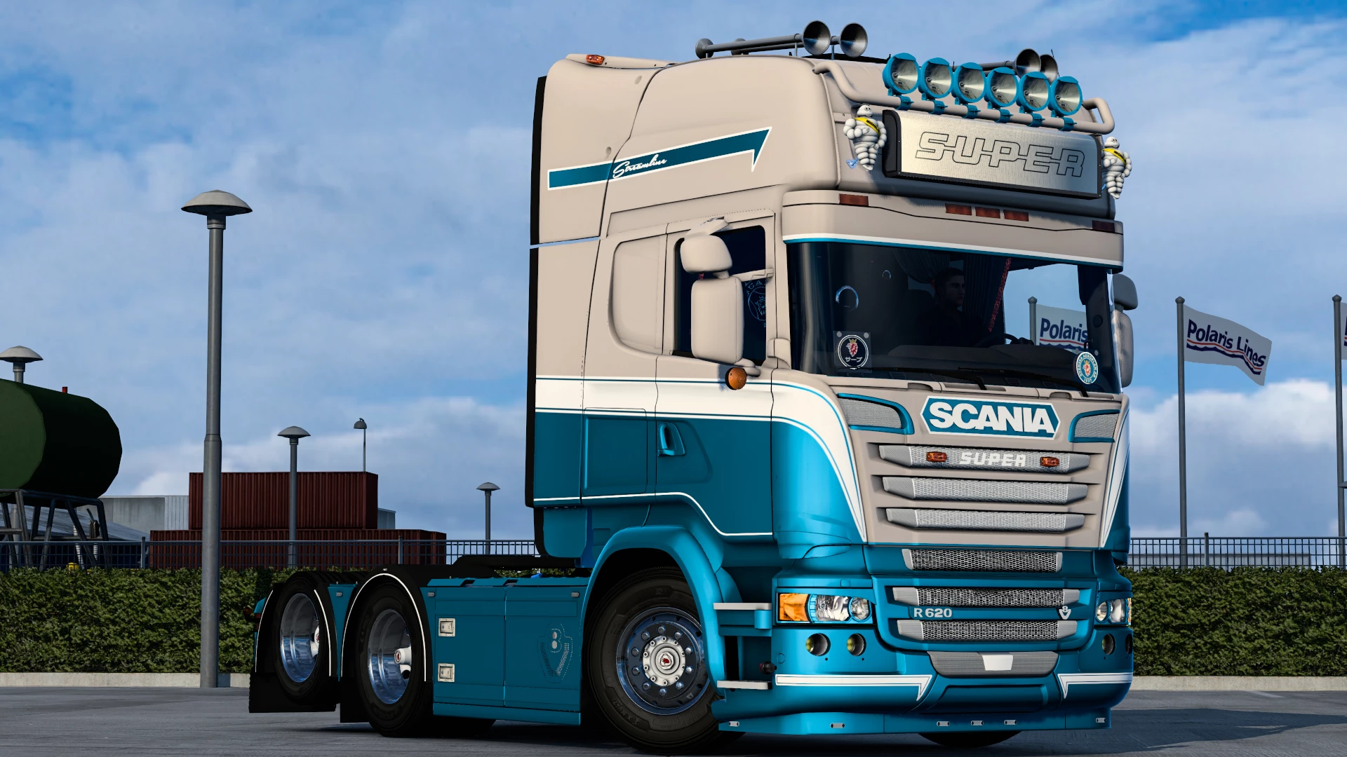 WFTruckstyling Changeable metallic Skin for Scania mod by fred 1.40 - ETS 2