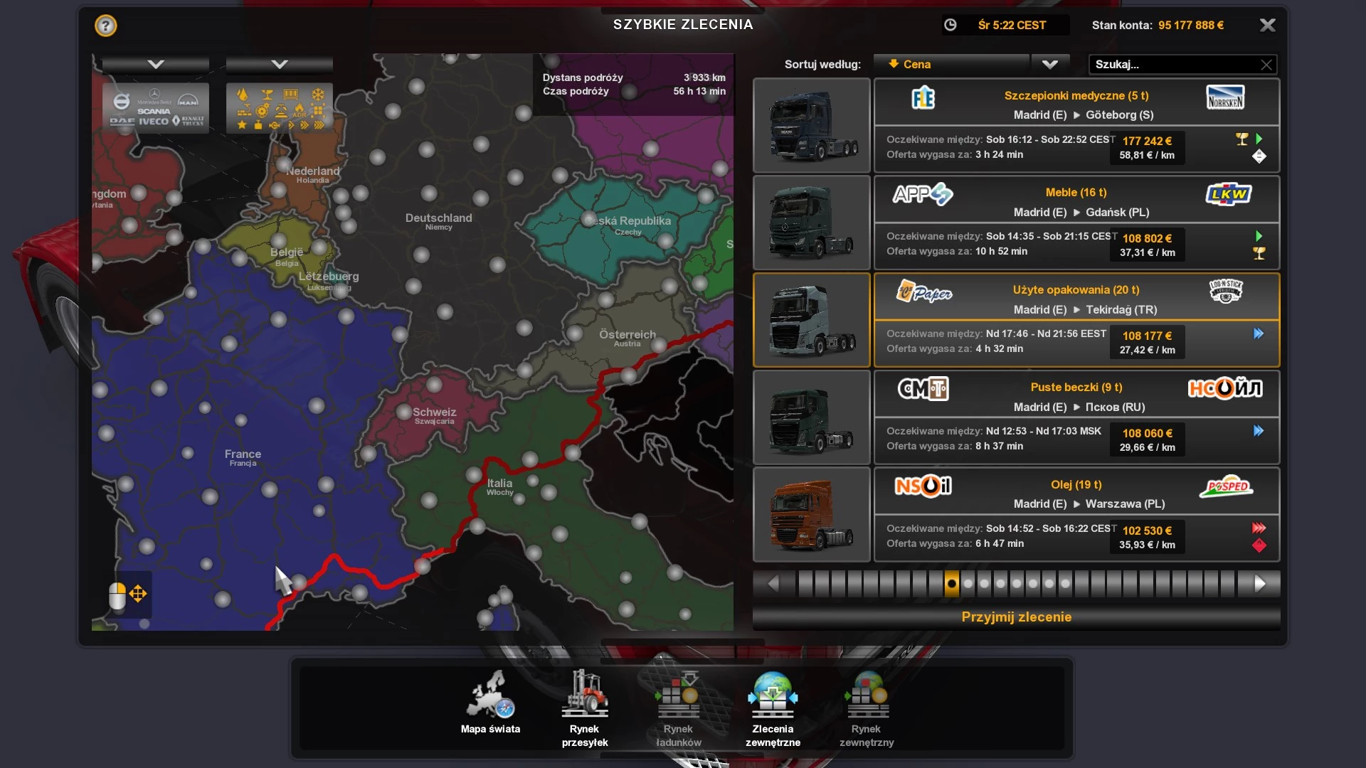 World Map HD 1.40 - ETS 2