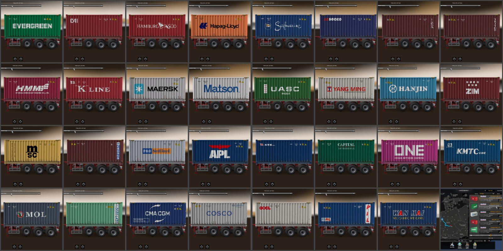 Shipping Container Cargo Pack by Satyanwesi ETS2 1.40 2.3 - ETS 2