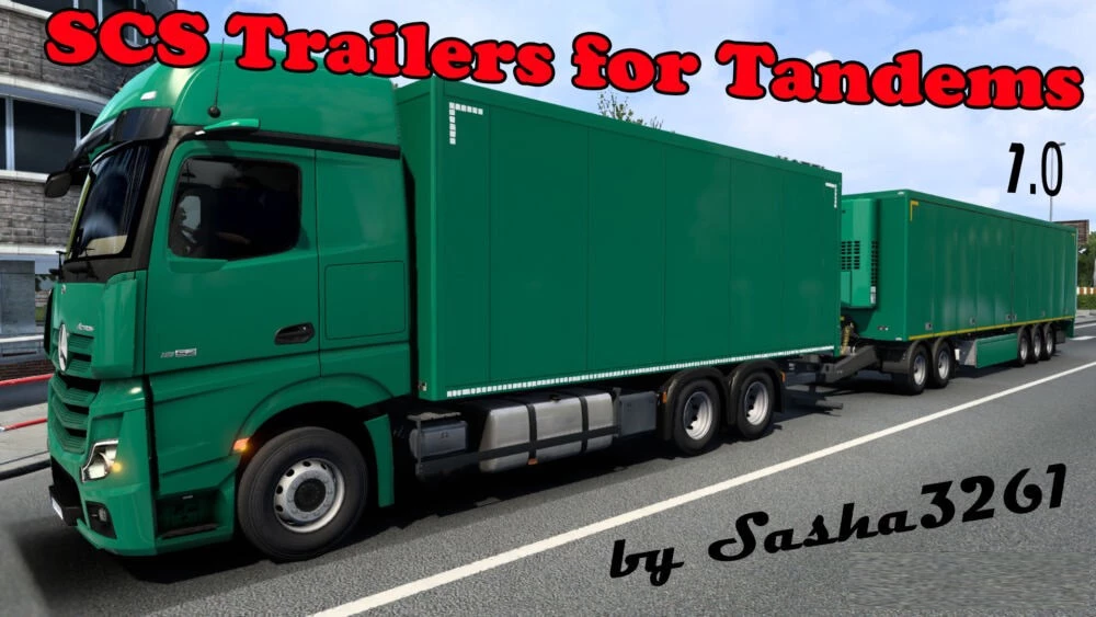 SCS Trailers for Tandems 1.0 - ETS 2