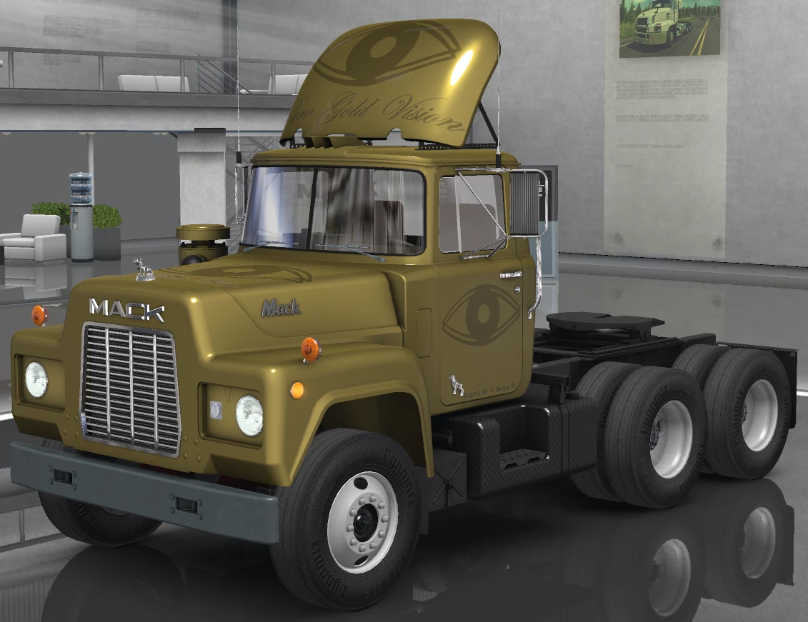 Pure Gold Vision Skins - MACK R 600 Day Cab 3.1 - ATS