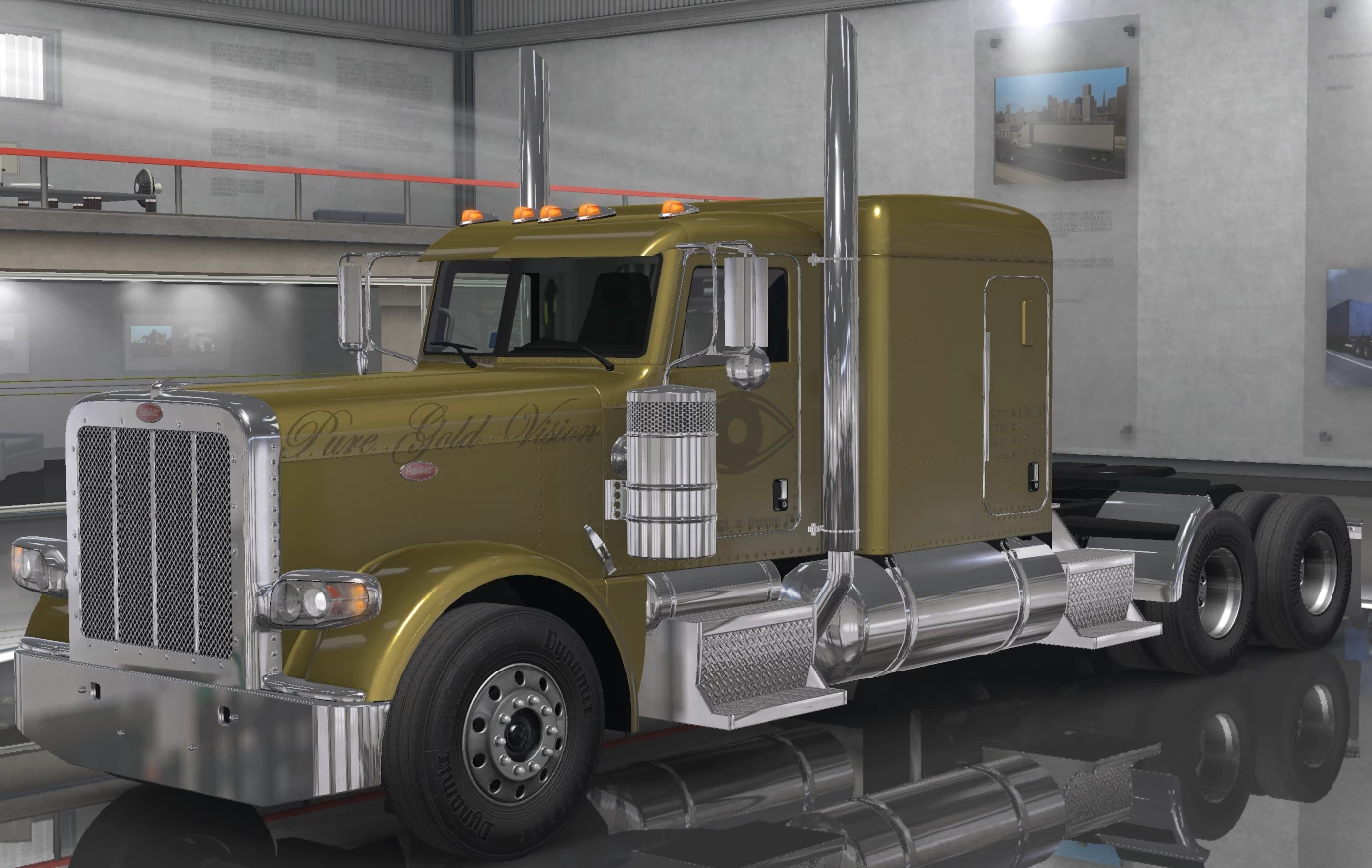 Pure Gold Vision Skins - Peterbilt 389 3.1 - ATS