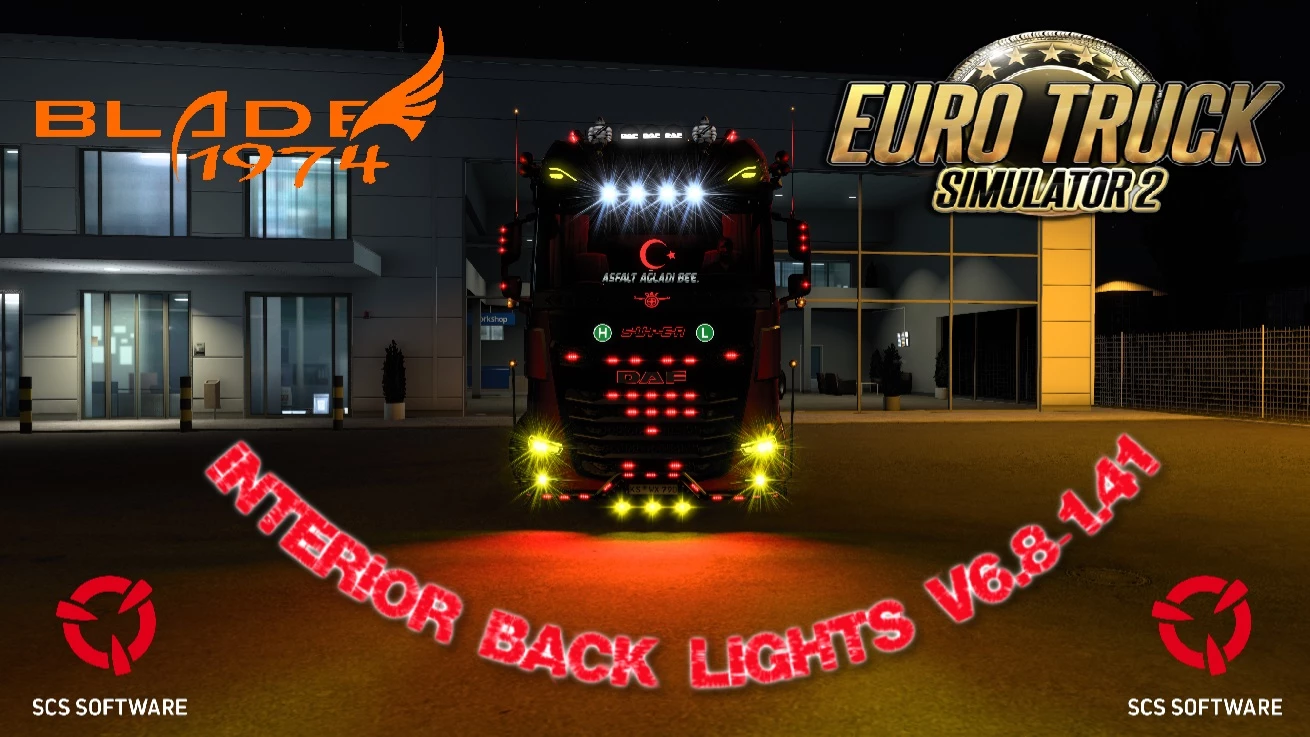 Interior Back Lights v6.7 1 - ETS 2