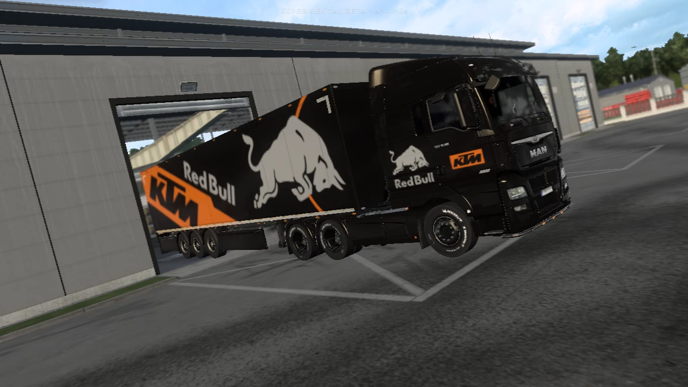 MAN TGX Euro 6 RED BULL KTM COMBO LIVERY 1.5 - ETS 2