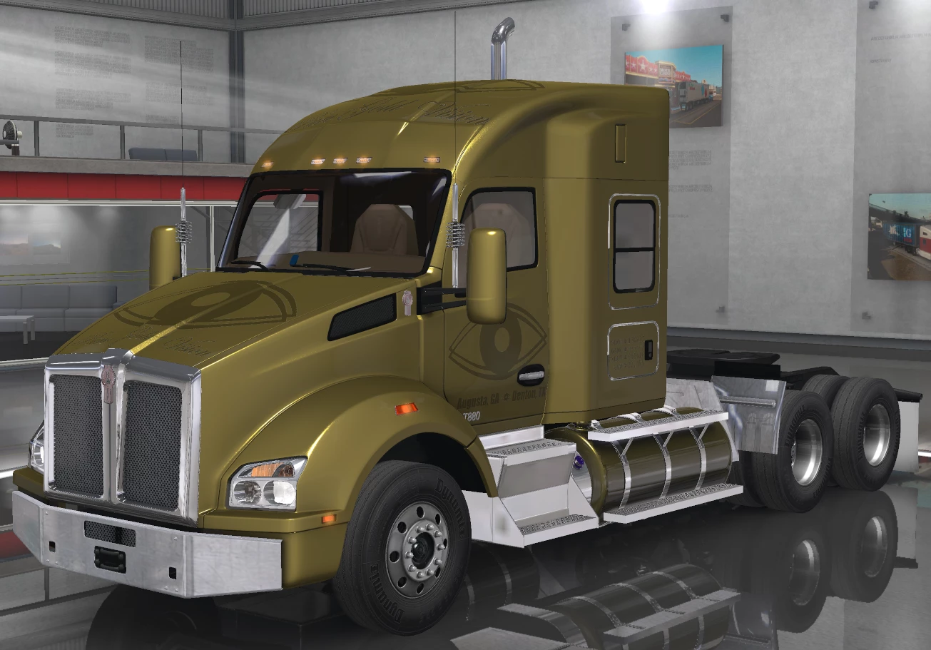 Pure Gold Vision Skins - Kenworth T880 2.3 - ATS