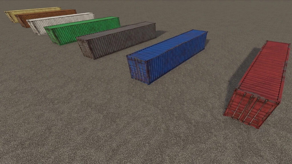 Placeable Storage Containers v 1.0 - FS 19