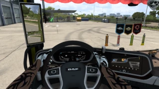 Hands - Interior Maini kamuflaj Army - alb-negru hands - ETS 2