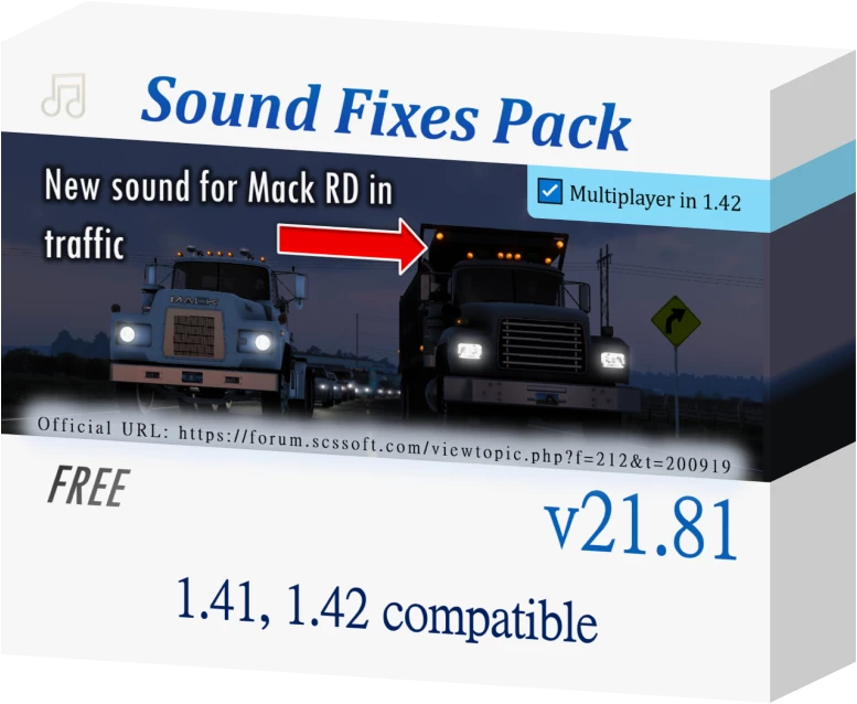 Sound Fixes Pack v21.81 - ATS
