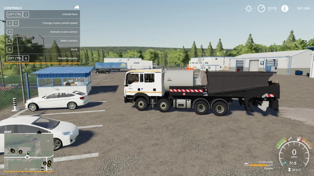 MAN gravel truck v 1.0 - FS 19