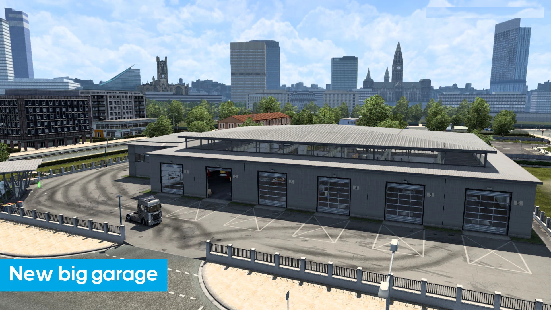Modern Garages Mod v1.5 - ETS 2