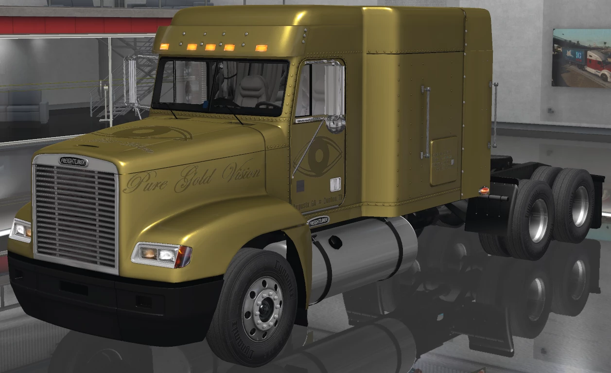 Pure Gold Vision Skins - Freightliner FLD 2.9 - ATS