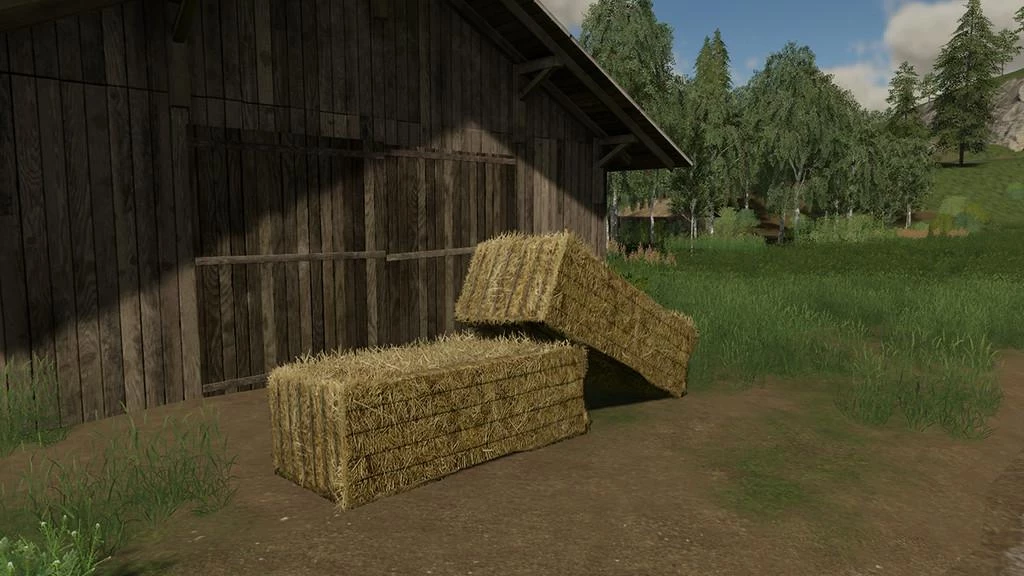 FS22 Bale Straw prefab v 1.0 - FS 22