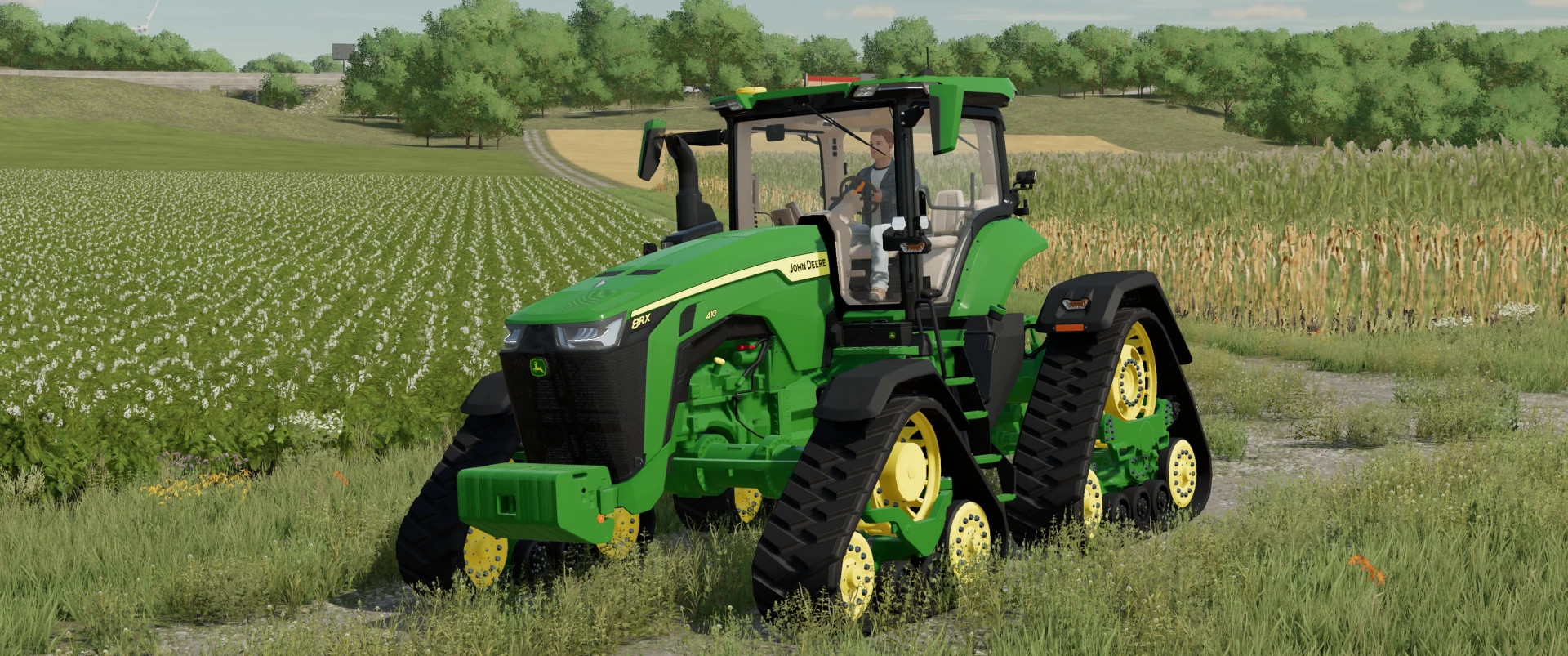 John Deere 8RX + 9RT US v 1.0 - FS 22